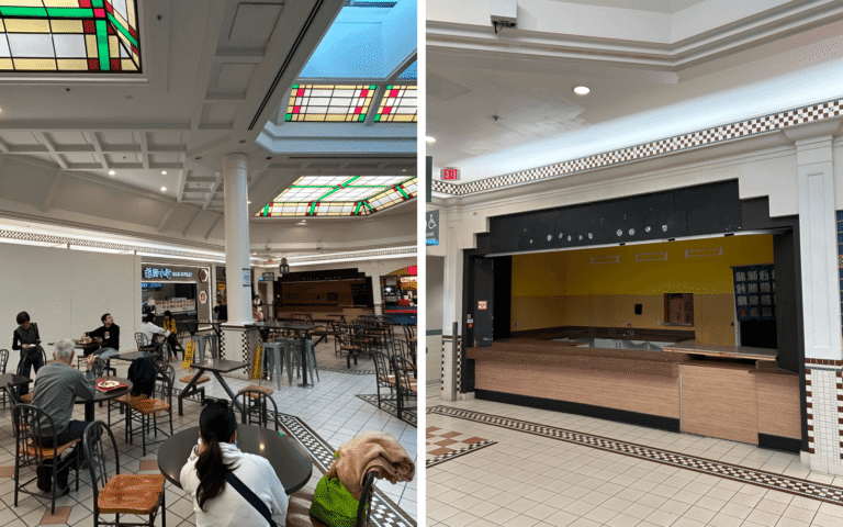 Katte Suddenly Closes: Lansdowne Food Court Looking Empty